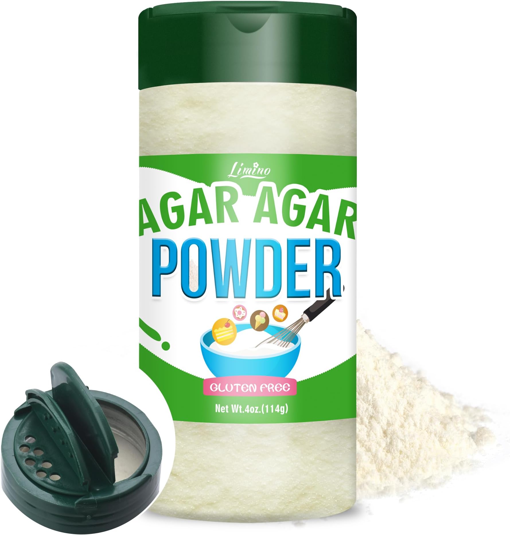 Amazon.com : Agar Agar Powder Organic - 4oz Vegan Gelatin Substitute ...