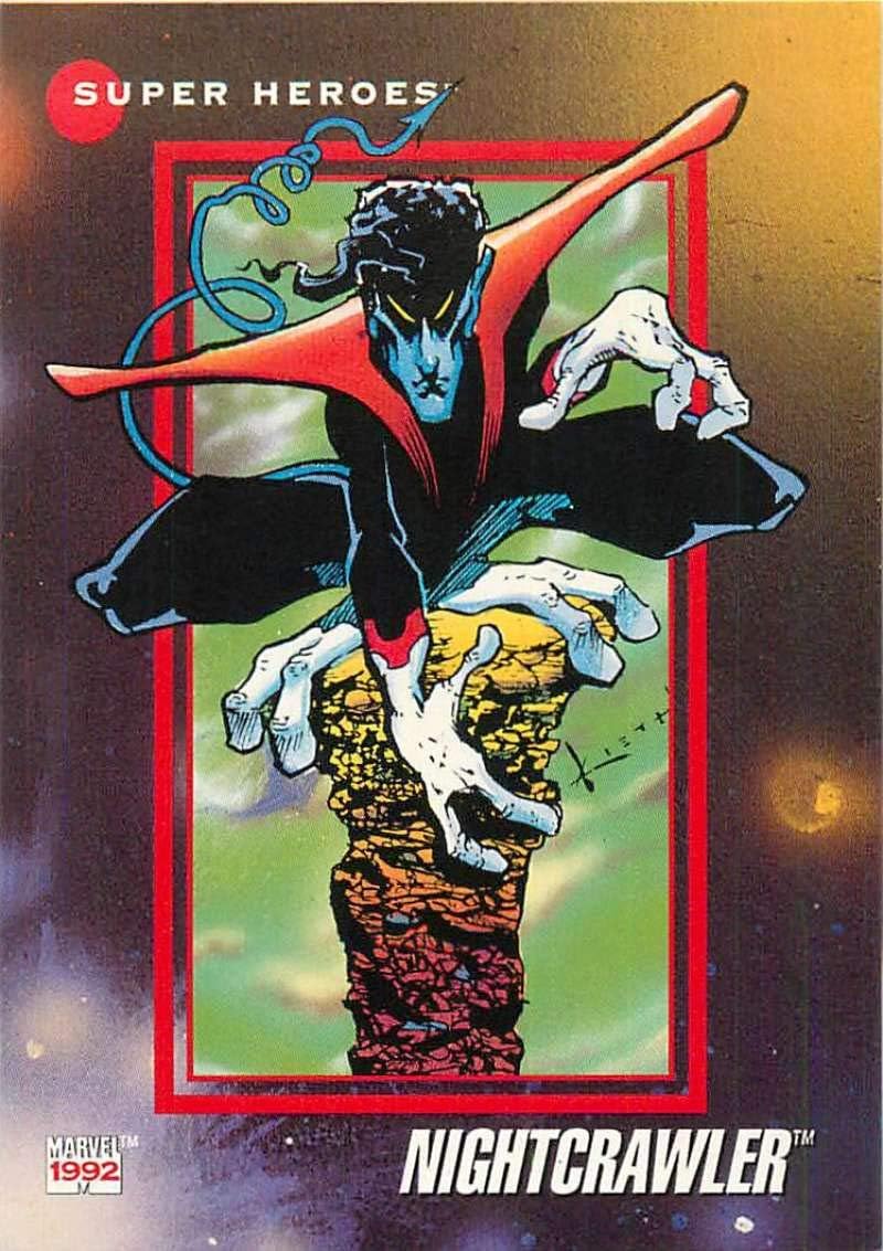 1992 Impel Marvel Universe NonSport #22 Nightcrawler Official Trading ...