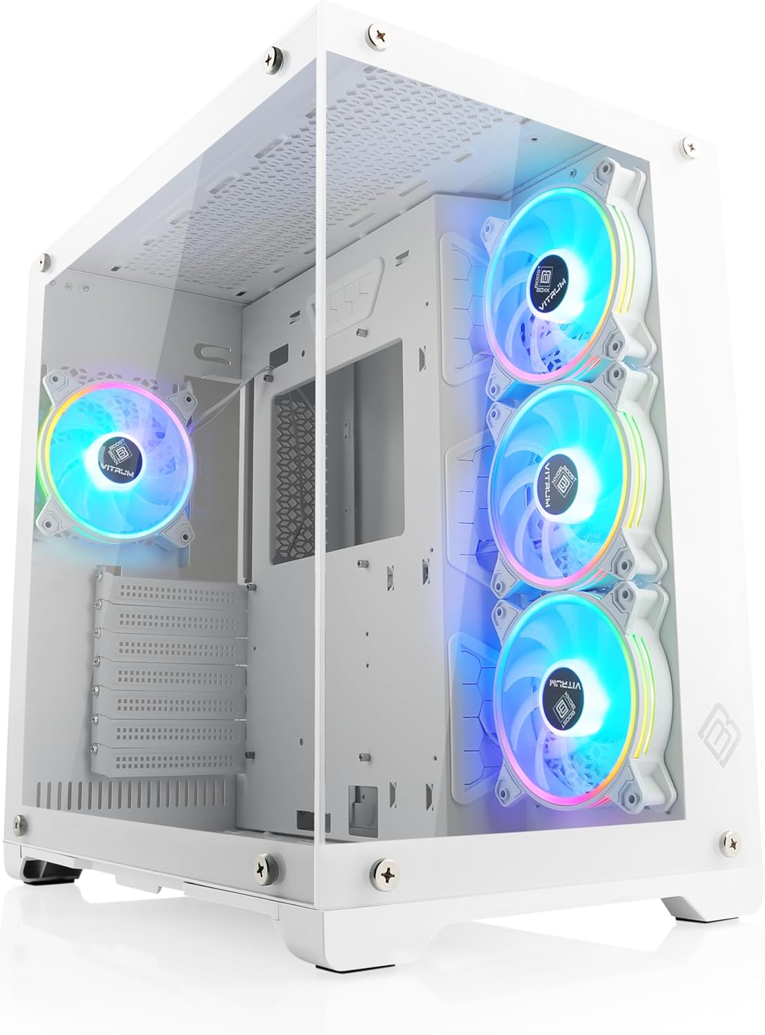 Gaming PC-Gehäuse VITRUM - Midi-Tower, aRGB Beleuchtung , Glas ...