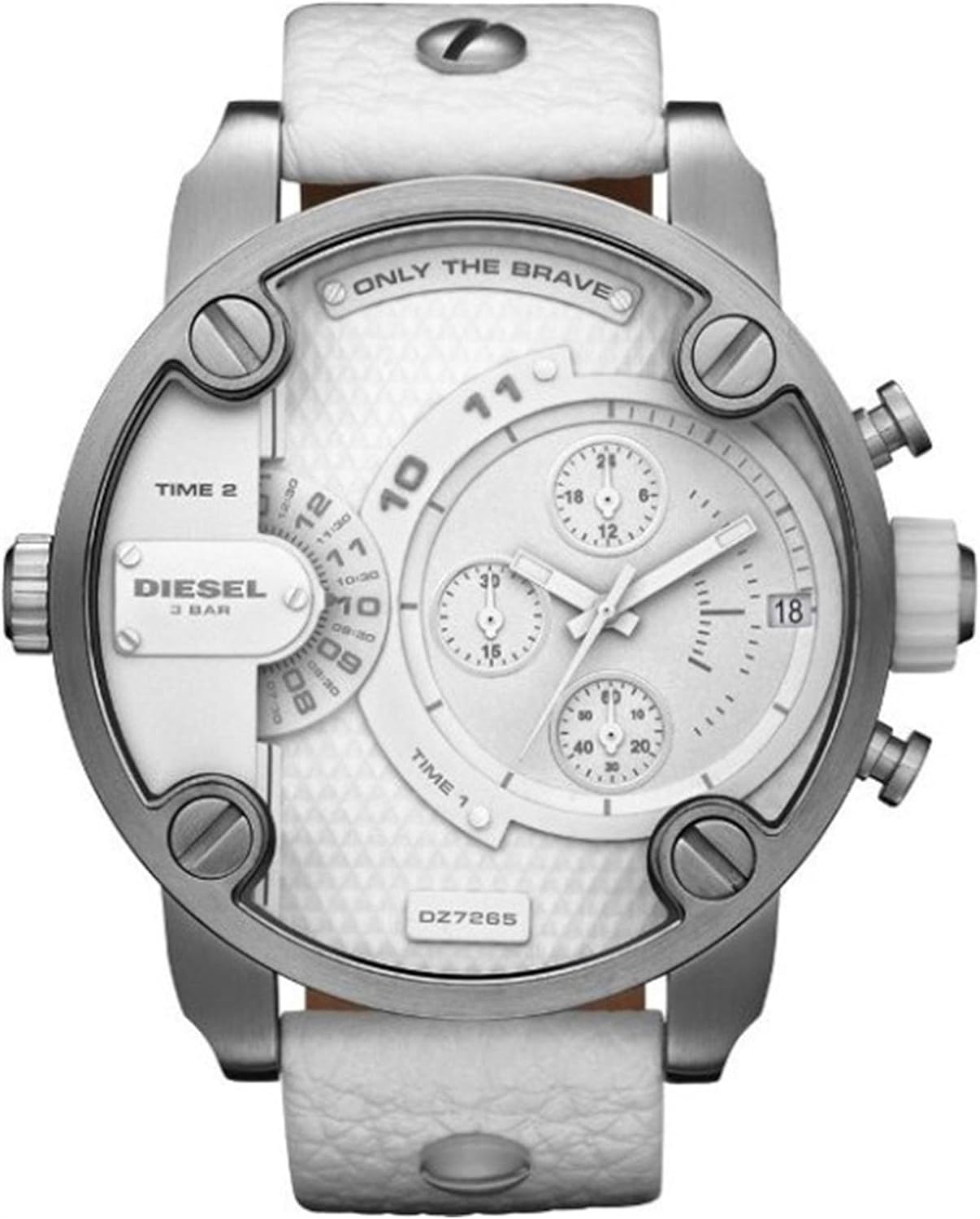 Amazon.com: Diesel DZ7265 Mens SBA Multi Dial Reloj Blanco, Varios ...