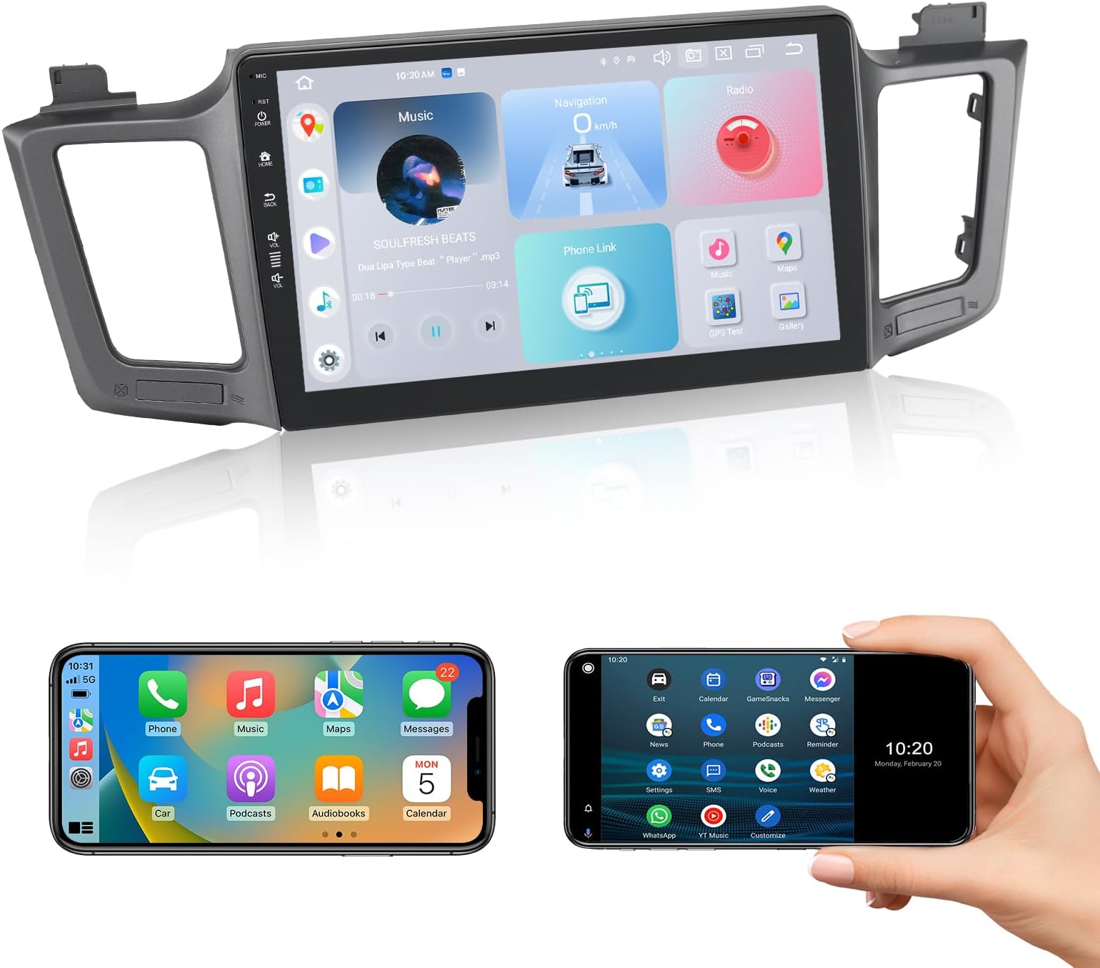 Amazon.com: SYGAV Android 13 Car Stereo 8GB+256GB for 2013-2018 Toyota ...