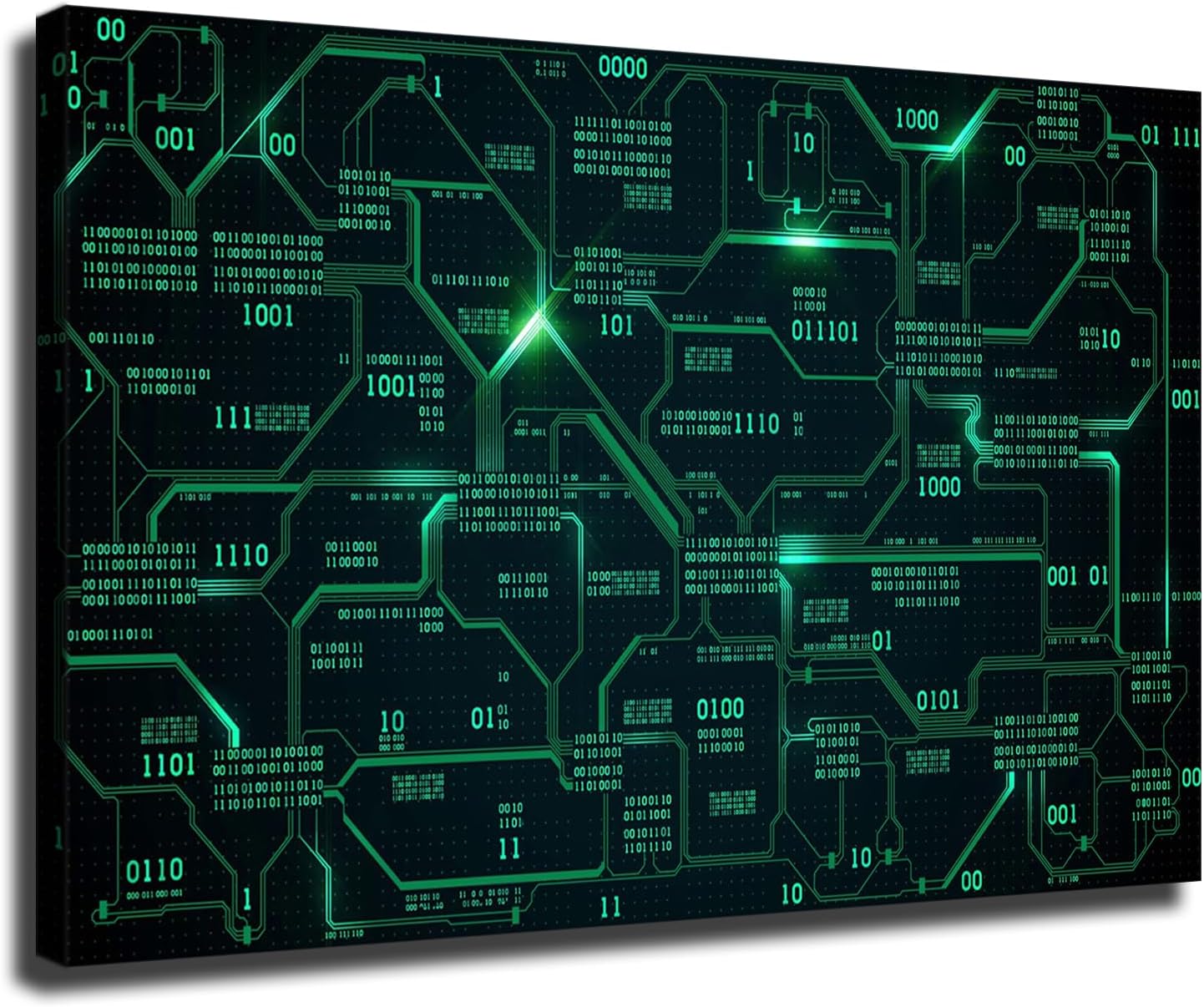 Amazon.com: Circuit Board Art Print Computer Science Wall Art Poster ...