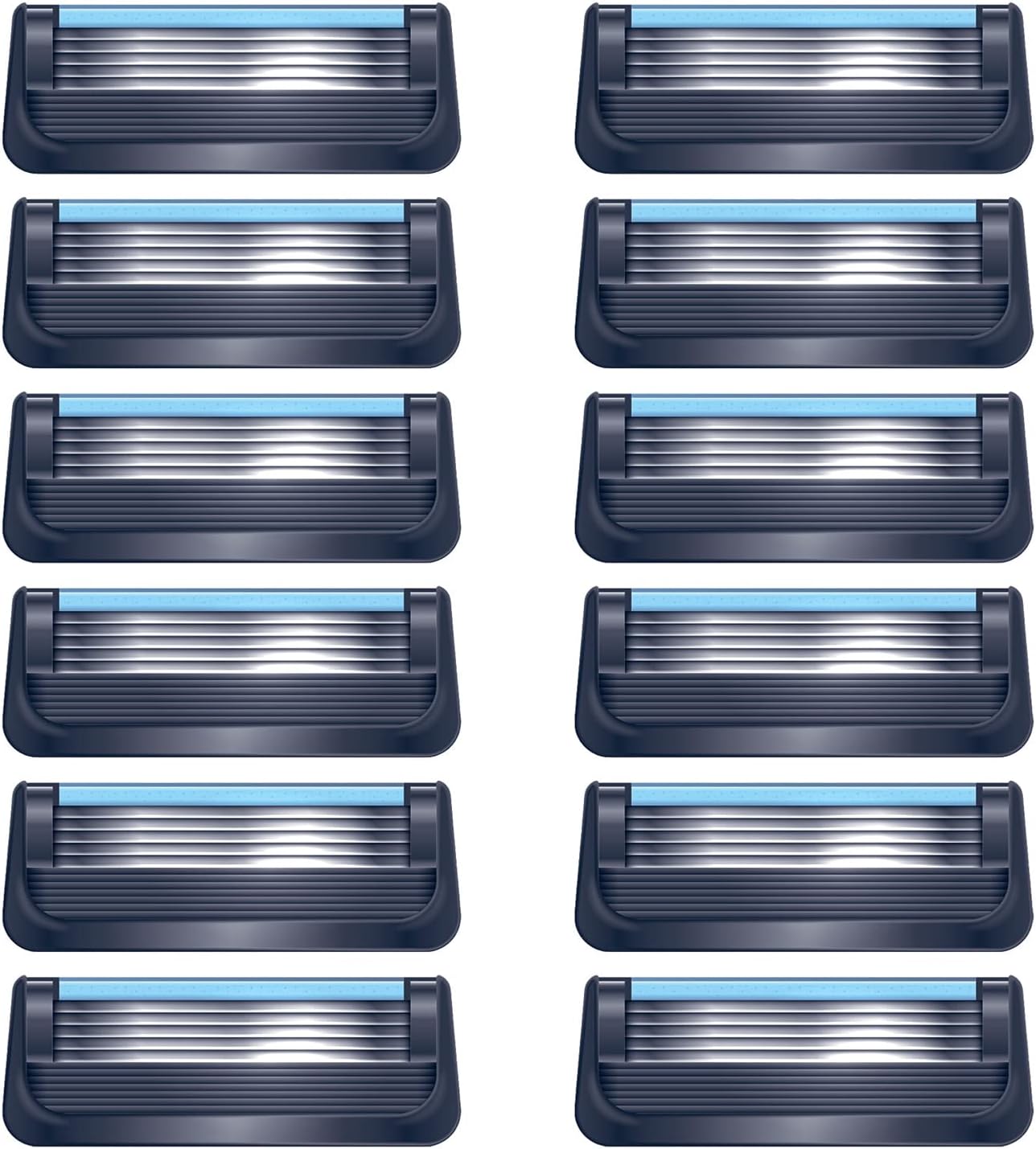 Amazon.com: IRVY 5-Blade Razor Refills for Men with Lubrication and ...