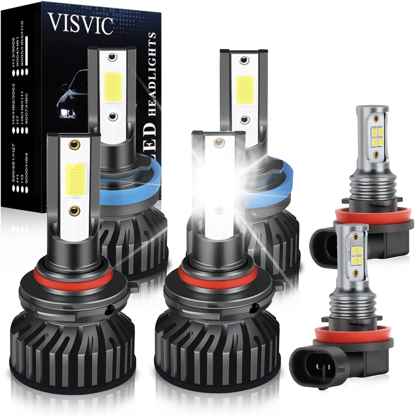 LED Headlight Bulbs Combo For 2015-2021 Honda CR-V CRV Headlight, H11 ...