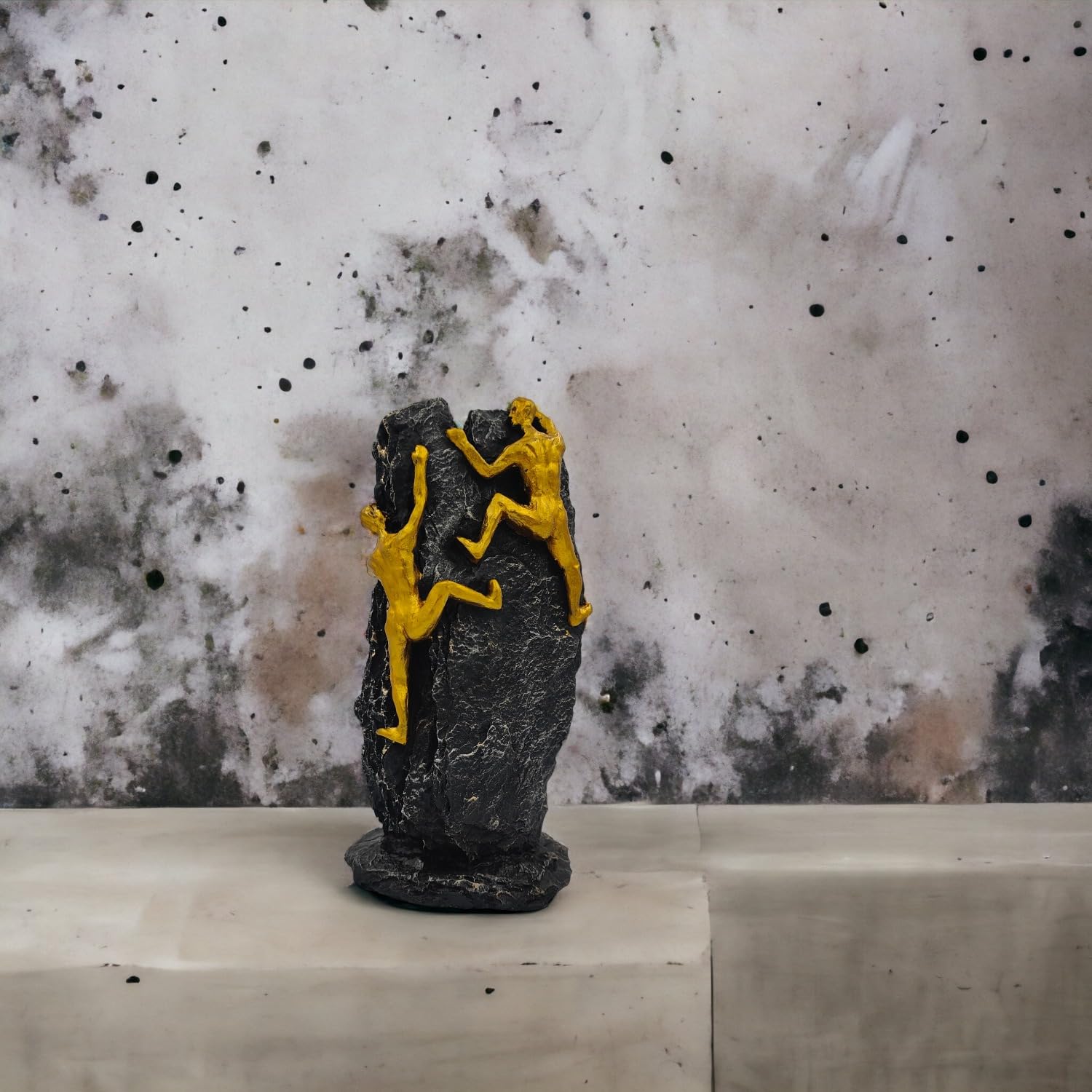 SkyKey Polyresin Inspiring Mountain Climbing Men Statue - A Symbol of ...