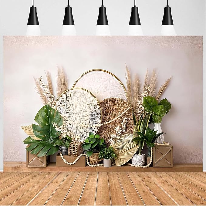 Amazon.com : Summer Spring Bohemian Style Photography Backdrops ...