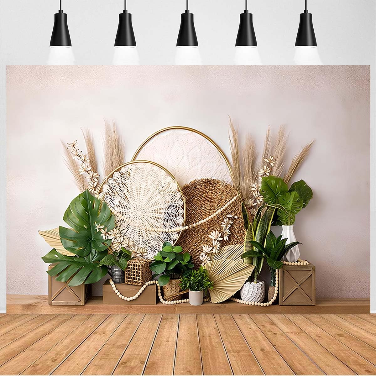Amazon.com : Summer Spring Bohemian Style Photography Backdrops ...