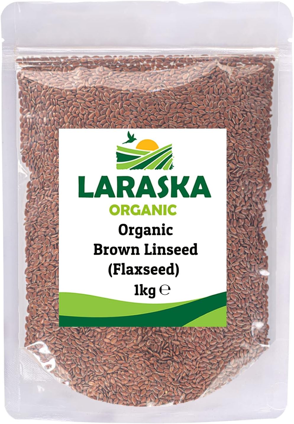 Organic Flaxseed Brown (Linseed) 1kg - Perfect for Cooking, Baking ...