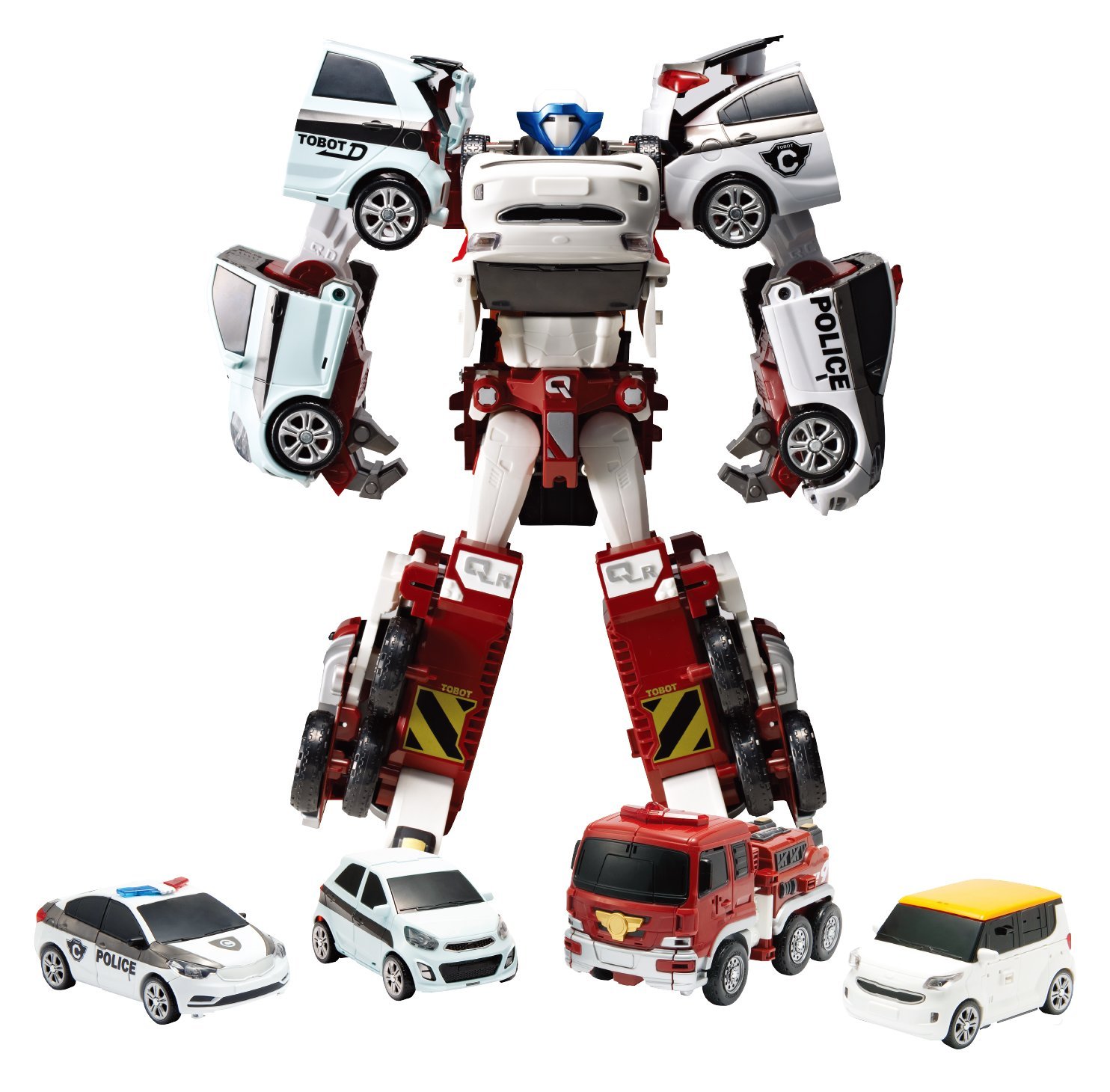Youngtoys Tobot Quatran, Car Transforming Robot Car to Robot Animation ...