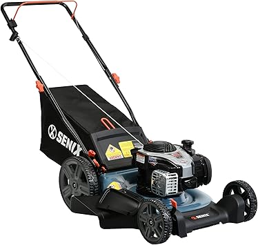 Amazon.com : SENIX LSPG-M7 21'' Gas Push Lawn Mower, with 140 cc 4 ...