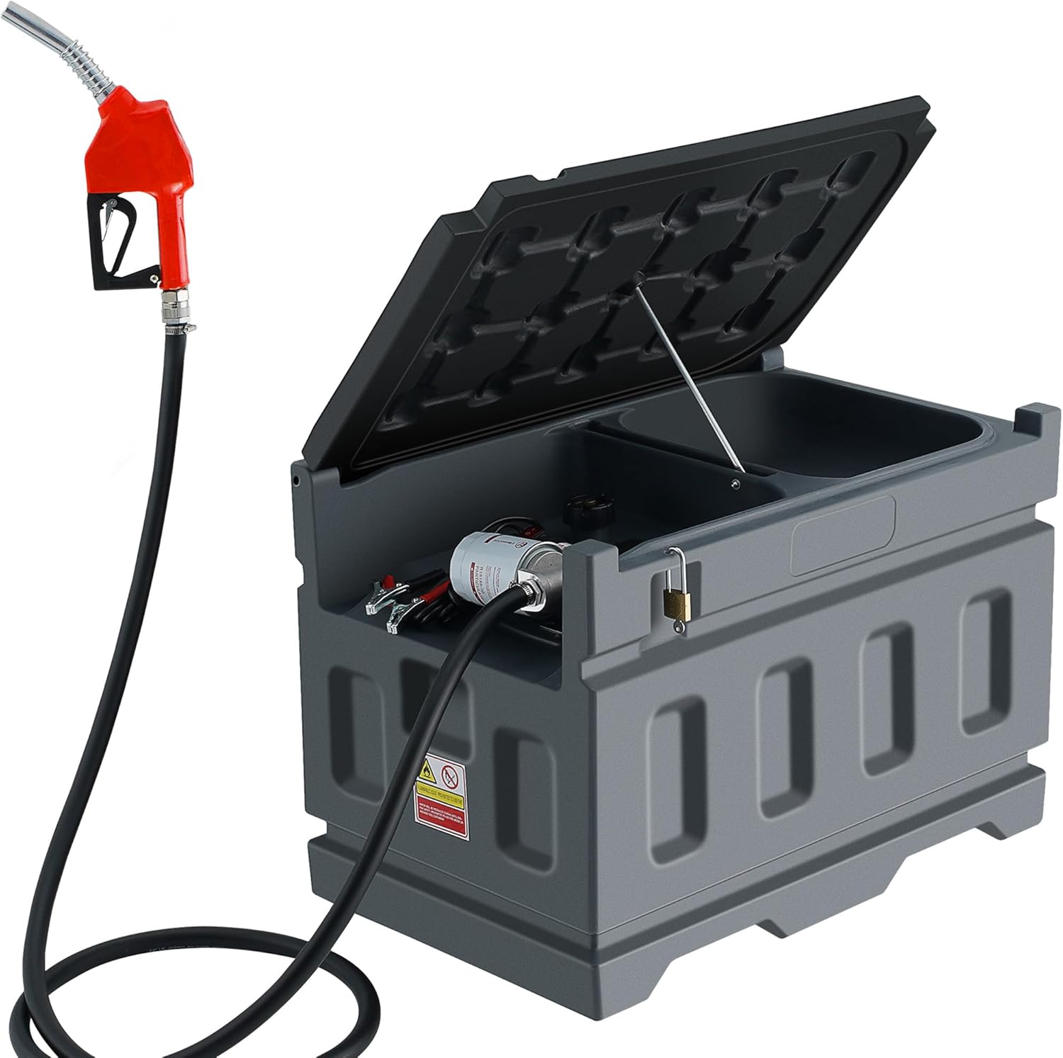 Amazon.com: SILVEL 48 Gallon Portable Fuel Transfer Tank, 180W Diesel ...