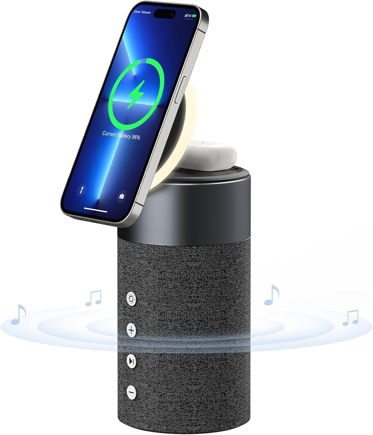 COLSUR Bluetooth Speaker, Wireless Charger, Bluetooth Speakers with ...