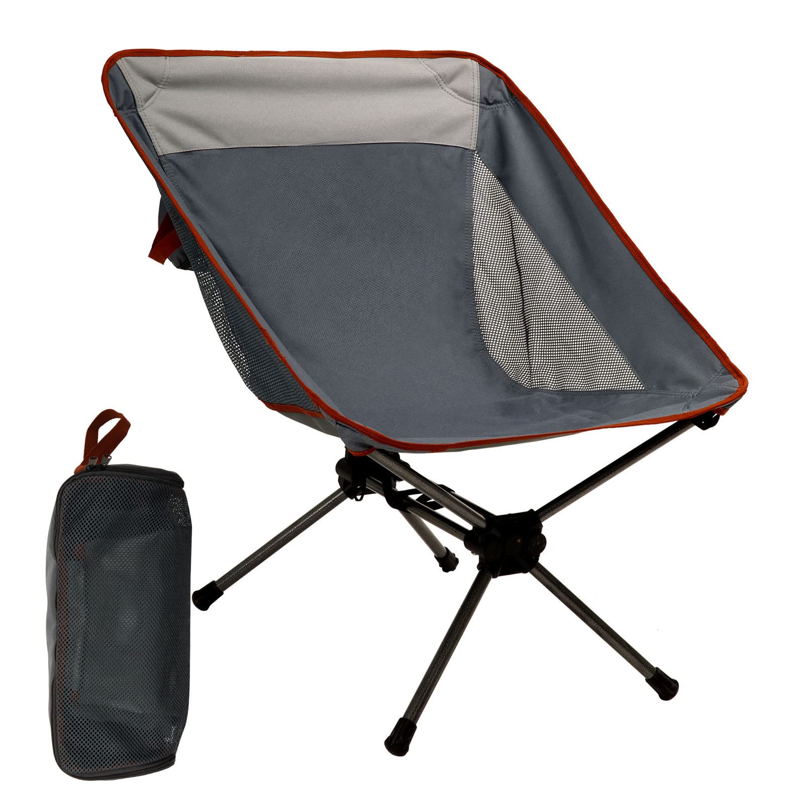 SUNNYFEEL Ultralight Folding Camping Chair, Portable Backpacking Chairs ...