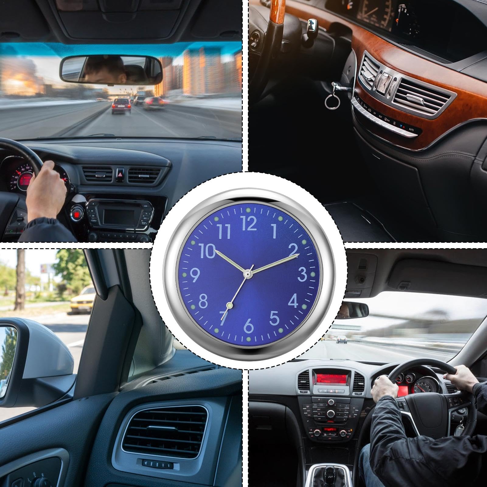 Dashboard Clock Stick On Mini Car Dashboard Digital Clock