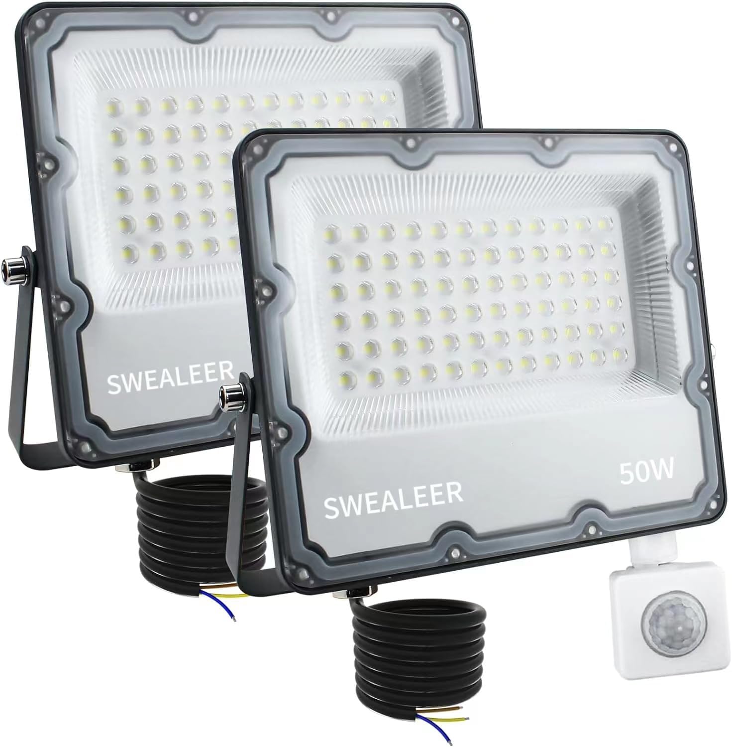 300W LED Solar Spot Lights, 30000 Lumens Street Flood Light Outdoor ...