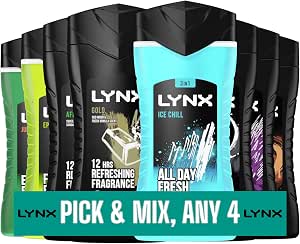 Lynx Shower Gel Bundle: Mix & Match 4 Products for Your Ultimate Shower ...