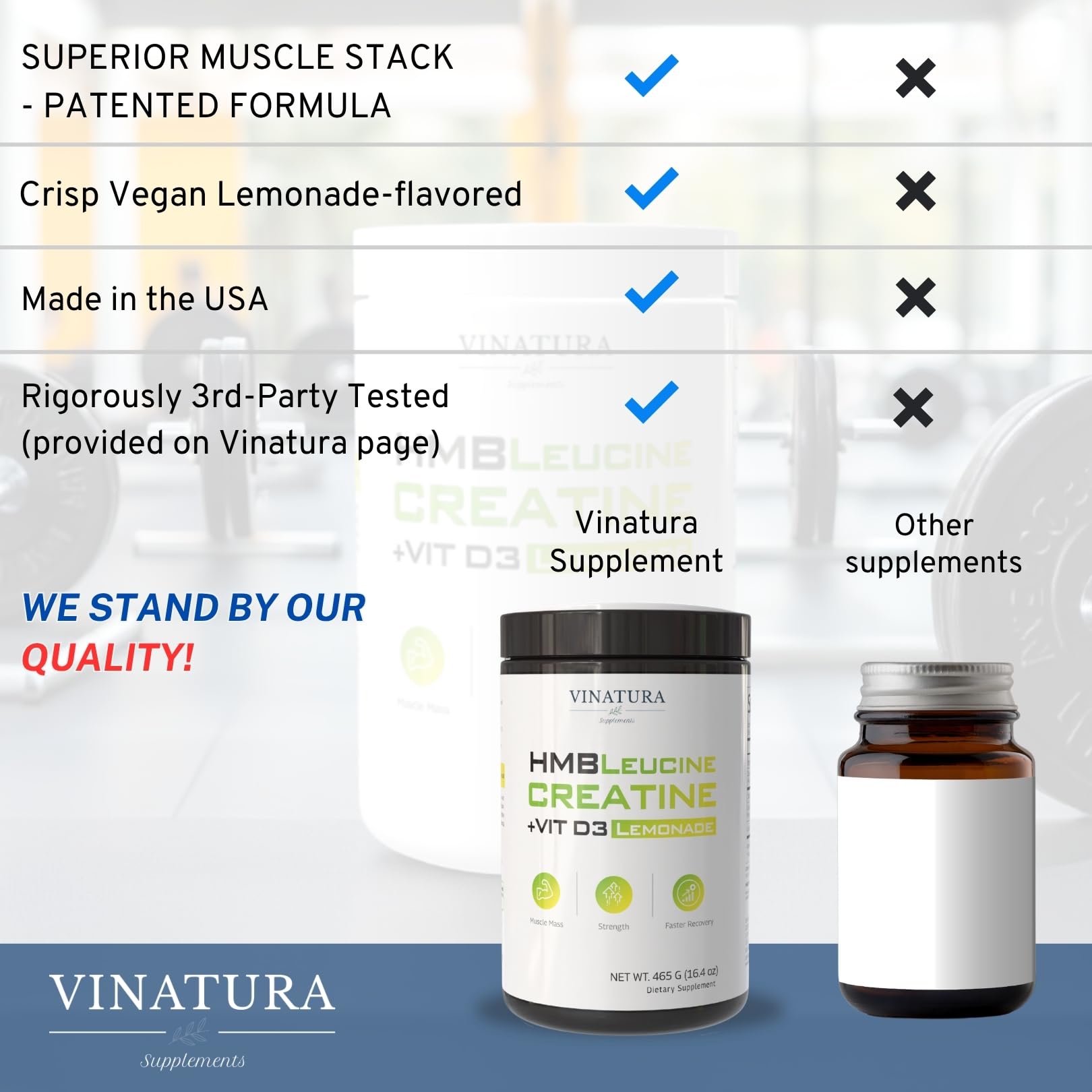 Snapklik.com : HMB Creatine Leucine Powder - 5g Creatine Monohydrate ...
