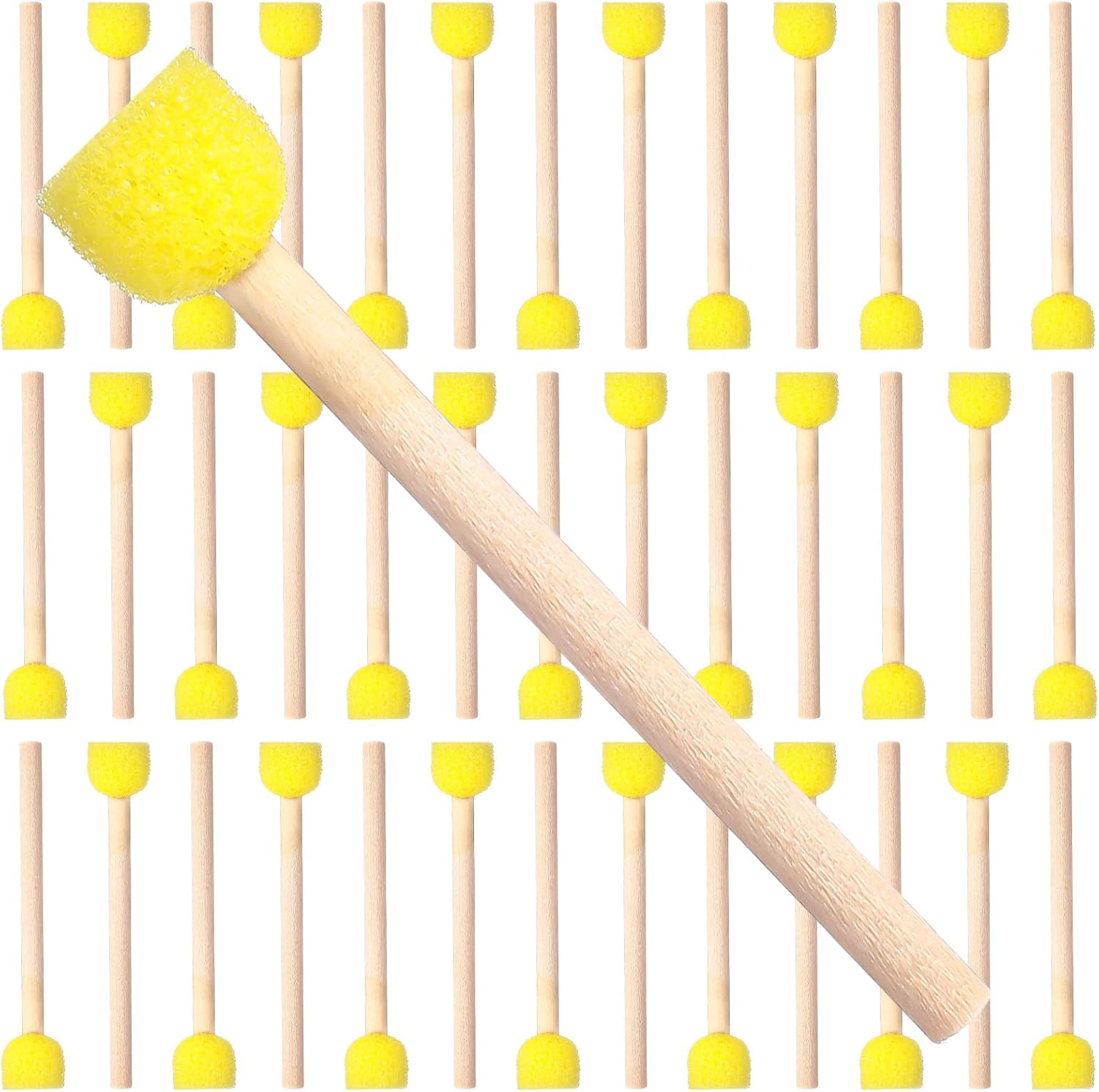 Amazon.com: 40 Pcs 0.5 Inch Sponge Brush, Round Foam Brushes for ...
