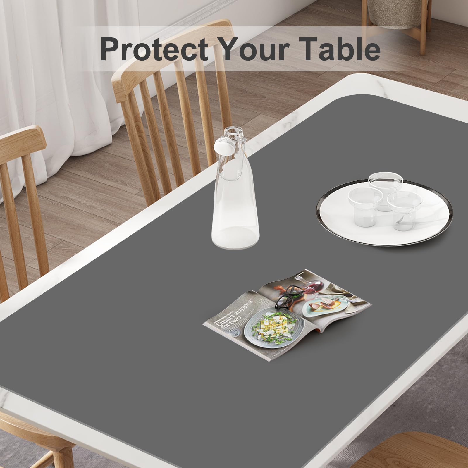 Silicone Mats for Kitchen Counter, Treerit 47.24"x 23.62" Extra Large ...