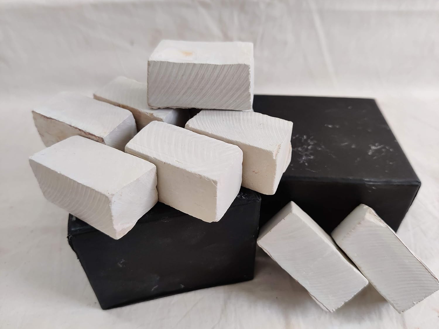 verma & company White Slate Cubes Pure & Fine Slate Pencil (1 Kg ...