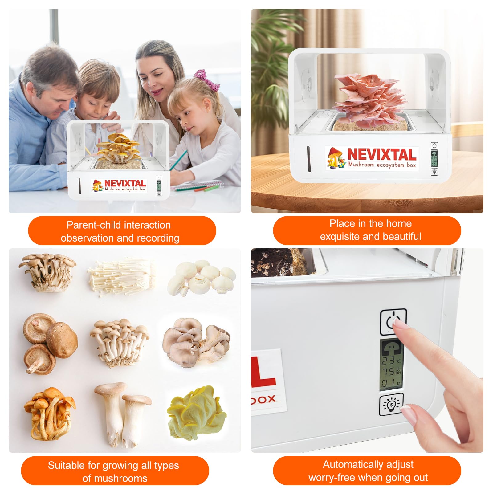 Snapklik.com : Smart Mushroom Growing Tent,Grow Mushrooms At Home Kit ...