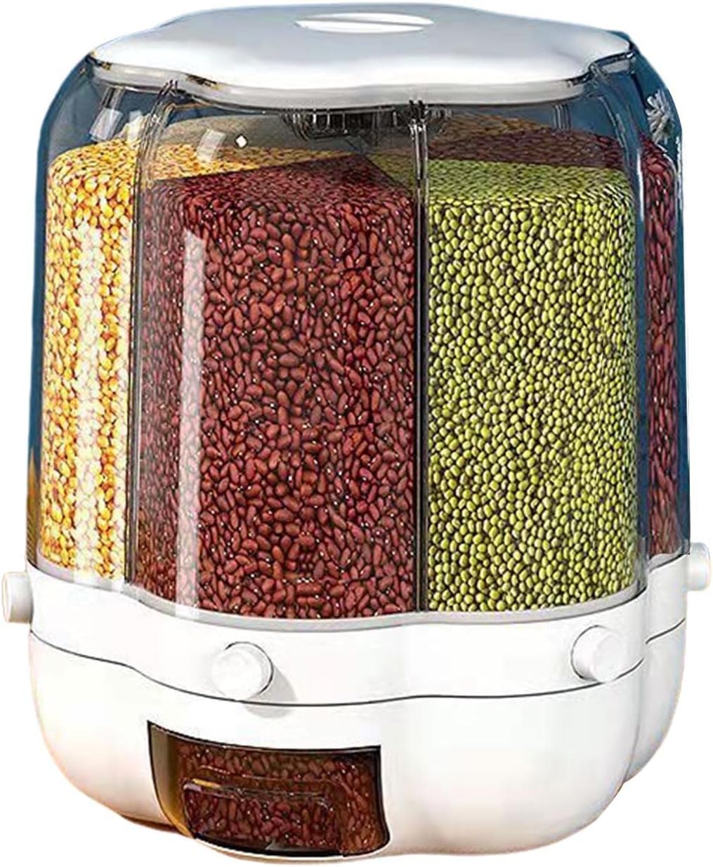 Enamel Cream Storage Tin - Home Sweet, Kitchen Food Storage Containers ...