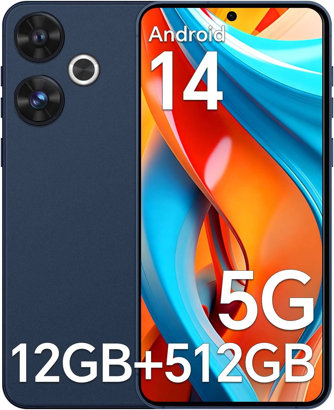 Amazon.com: OFGPPB C19 5G Unlocked Phones, 6.8“ HD Screen, Smartphone ...