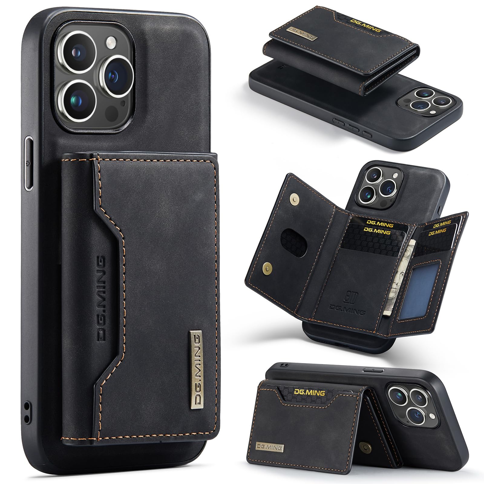 Amazon.com: SZHAIYU Leather Wallet Phone Cases Compatible with iPhone ...