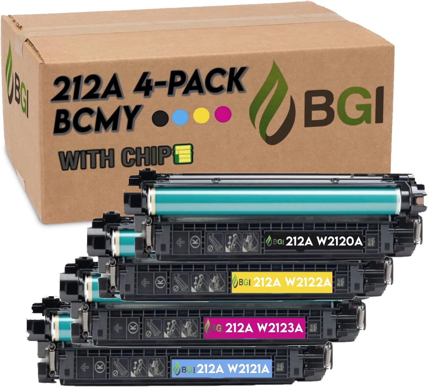 Amazon.com: BGI Remanufactured Toner Cartridge Replacement for HP 212A ...