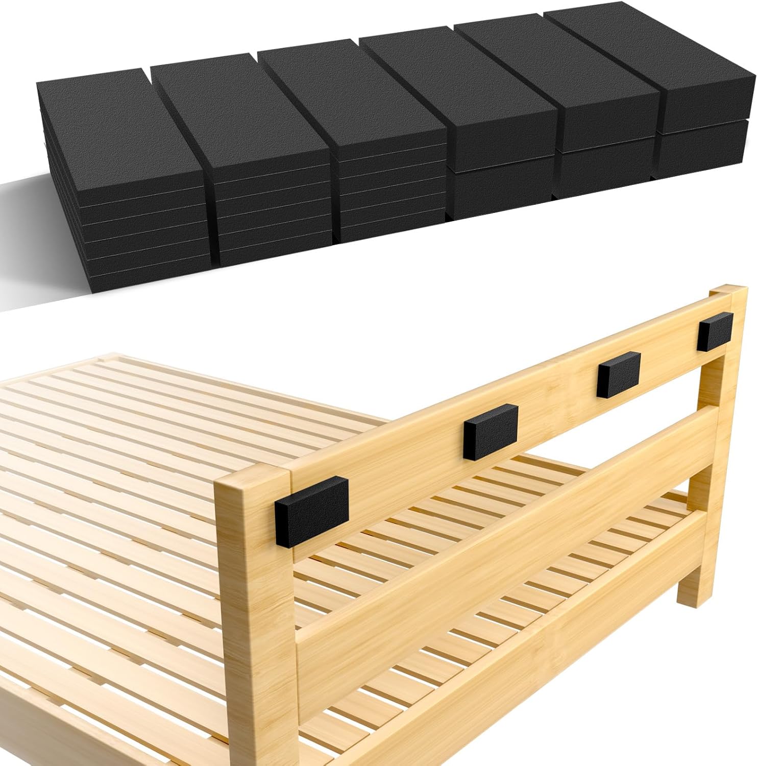 Amazon.com : MERDTTES 24Pcs Headboard Stoppers & Furniture Wall ...
