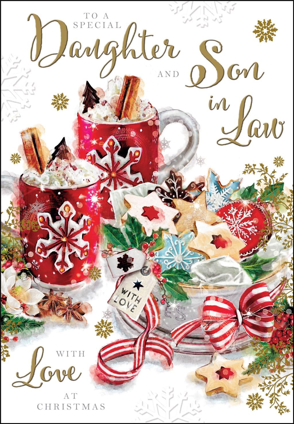 Jonny Javelin Special Daughter and Son-in-Law Christmas Card - Festive ...