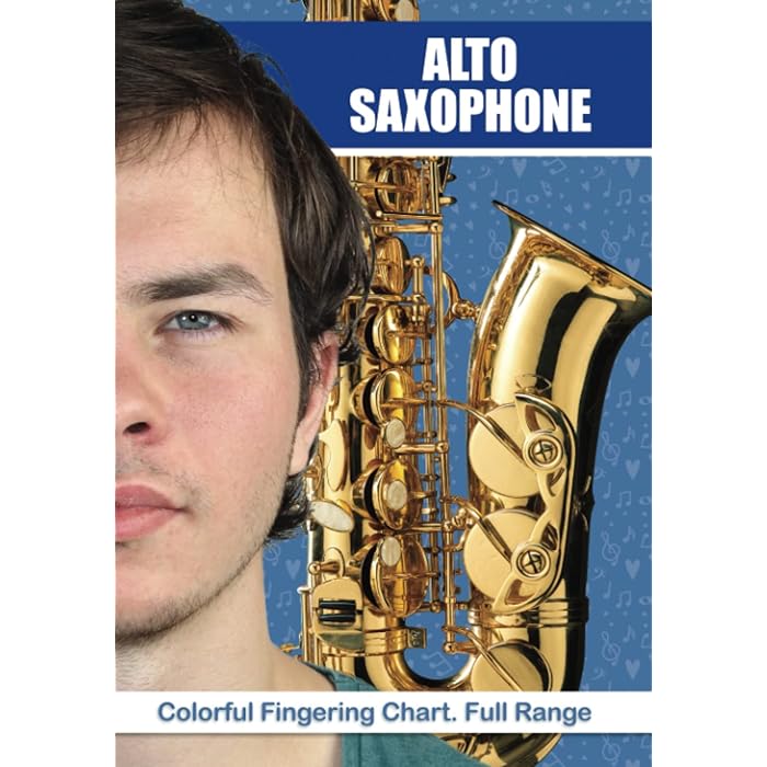 Buy Alto Saxophone: Colorful Chart. Full Range ( Charts for Brass ...