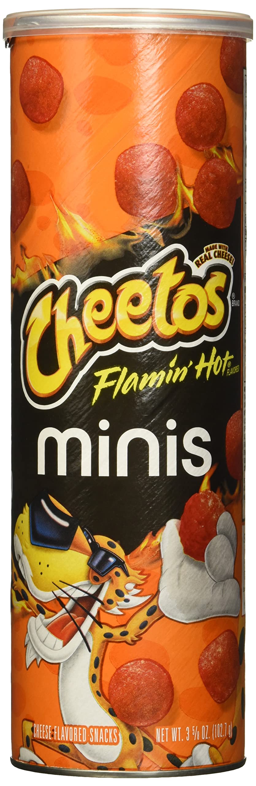 Cheetos Flamin' Hot Minis Take-Home Canister Straight Pack (6 Count) BB ...