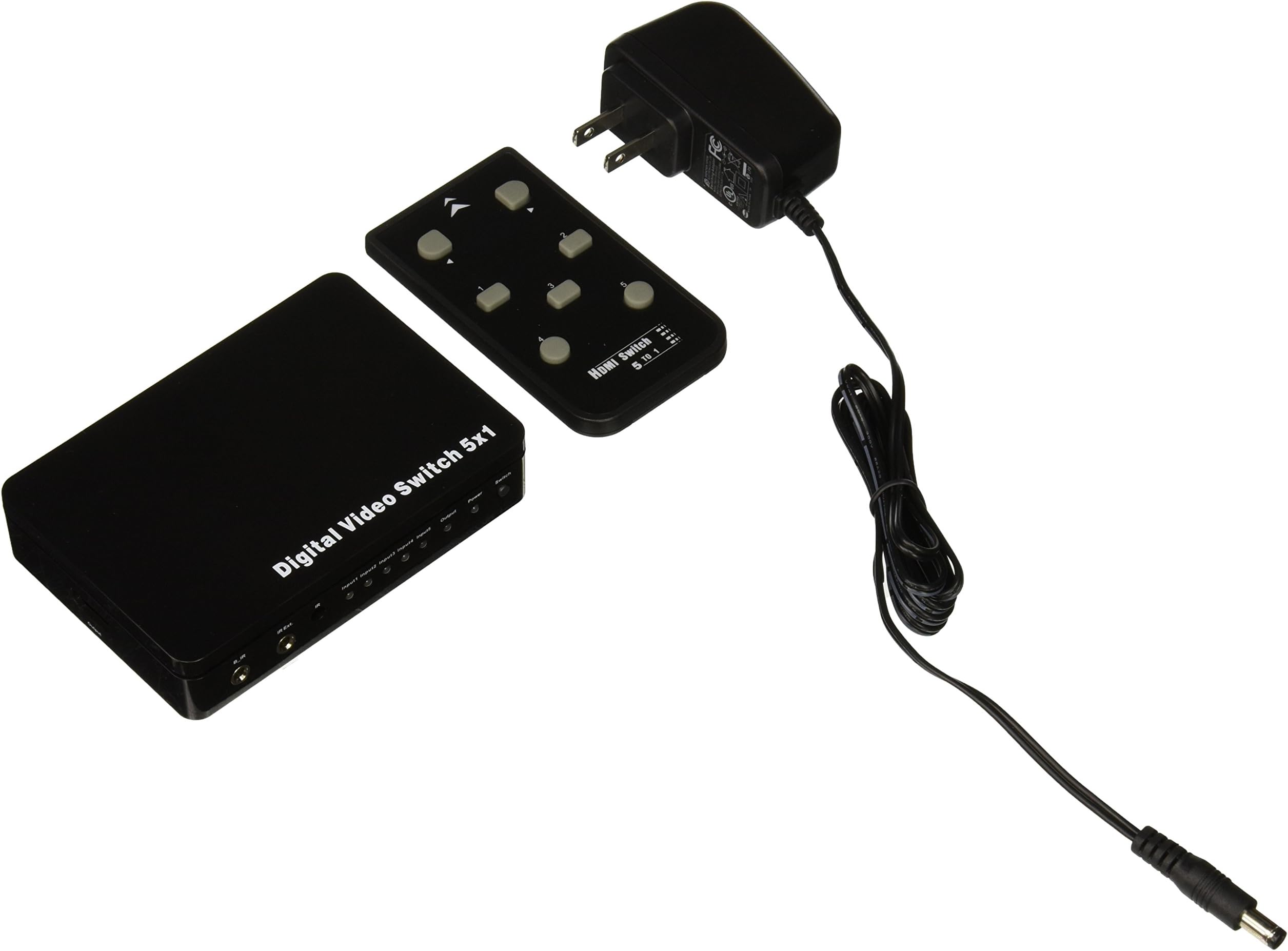 Amazon.com: ONN. 4-Device HDMI Switch with Remote Control, Black ...