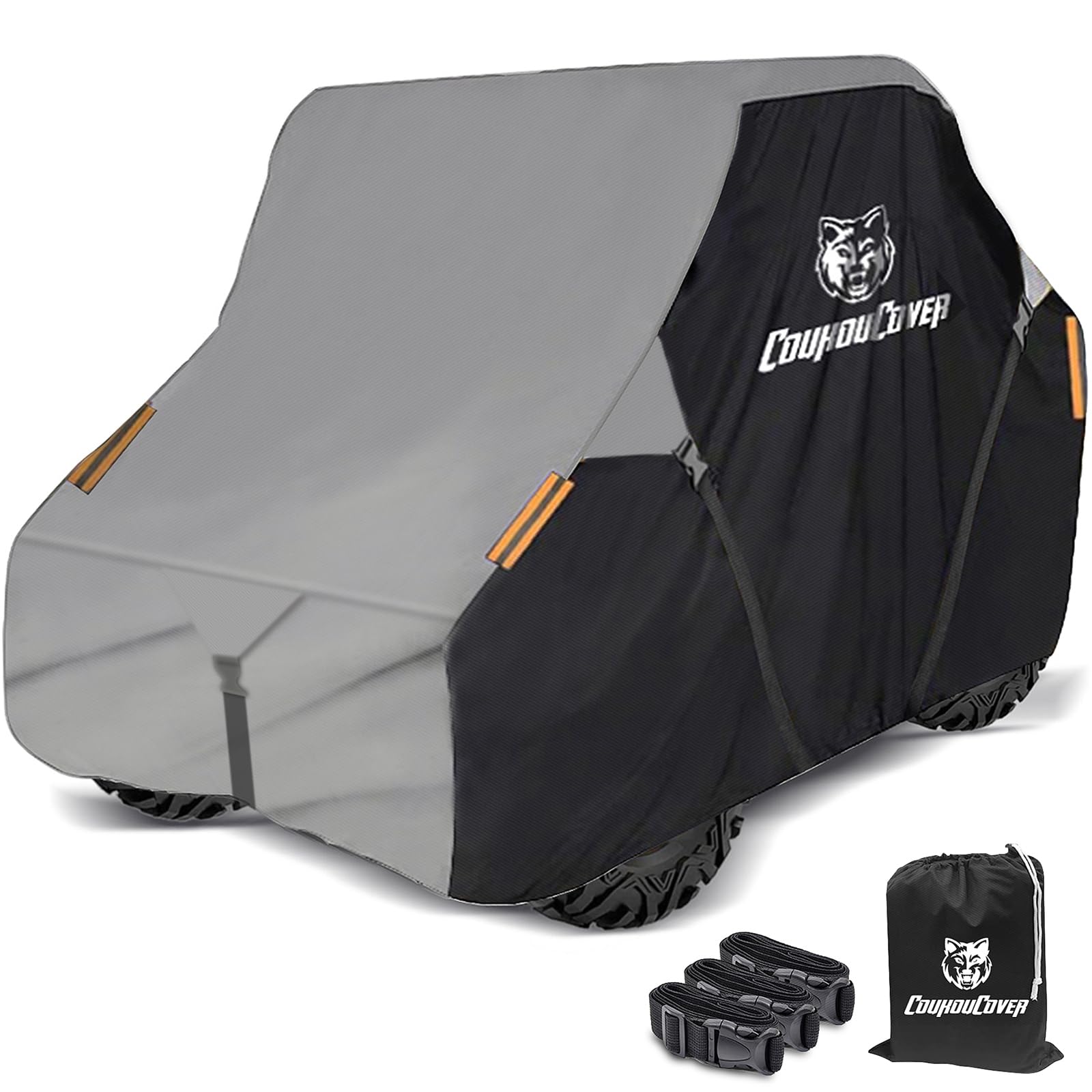 UTV Cover, Heavy Duty 420D Waterproof Side by Side Cover Accessories, 2 ...