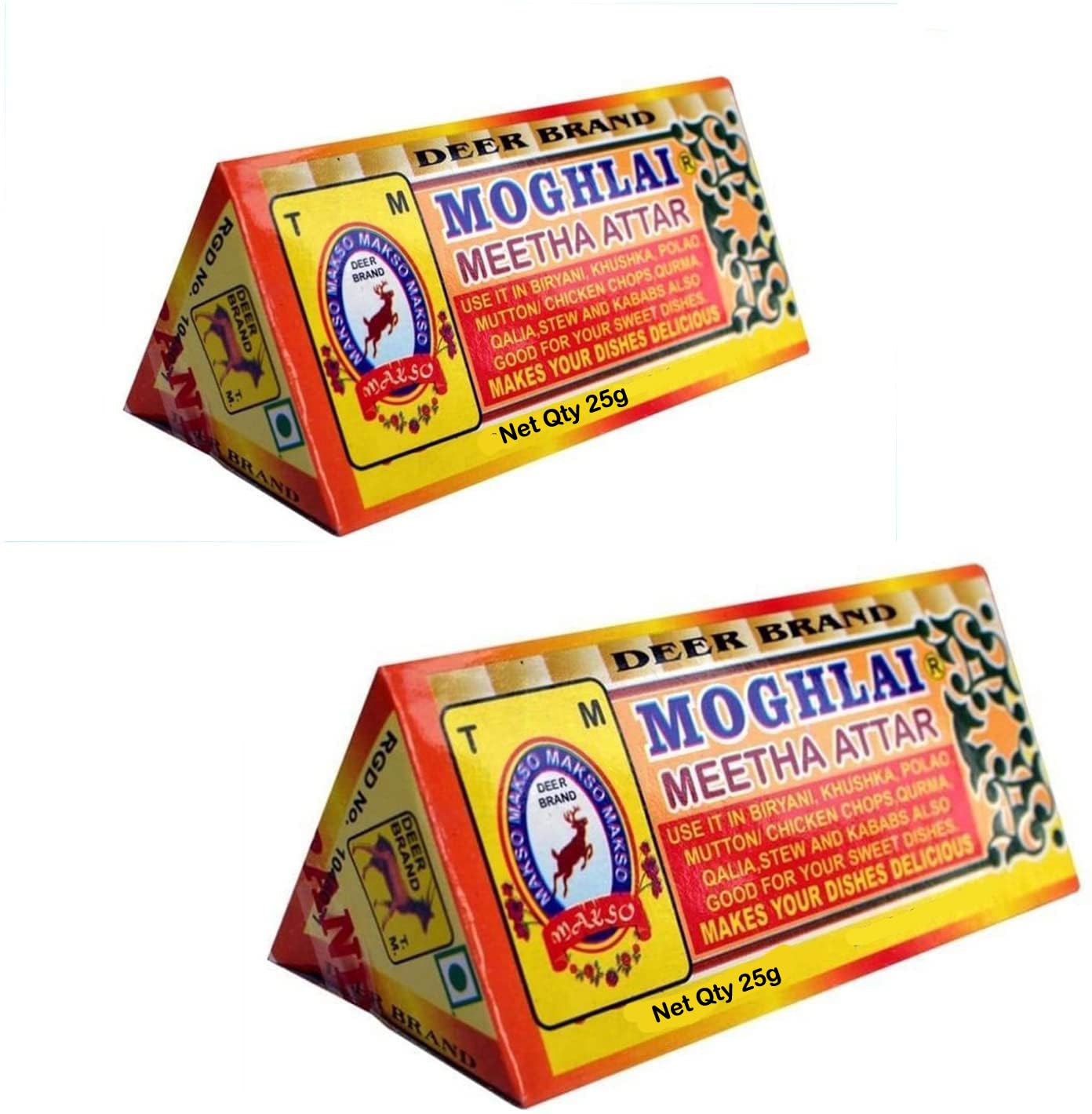 DEER BRAND Mughlai Meetha Attar 50gram 25gPack of 2 Biryani Mughlai ...