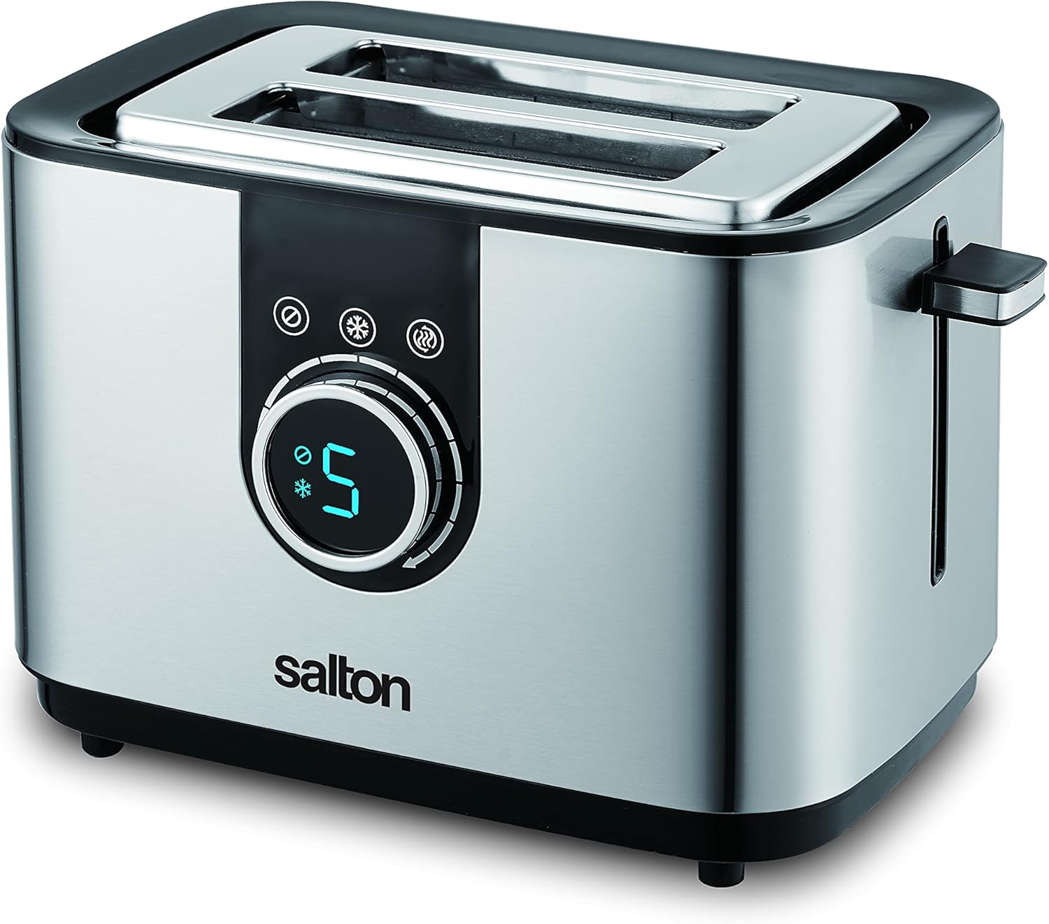 Salton 2 Slice Extra Wide Slot Bread Toaster with 3 Functions Digital ...