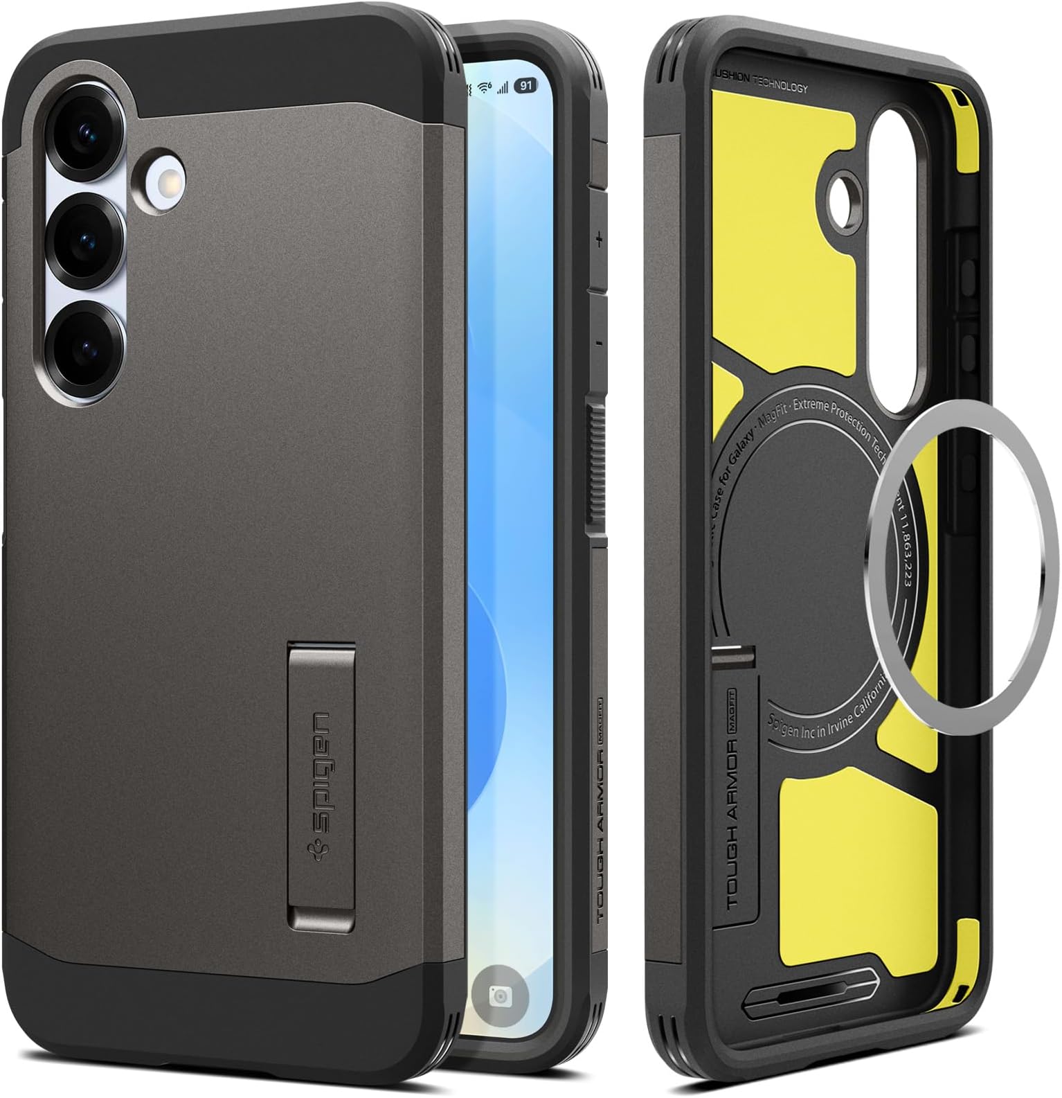 Amazon.com: Spigen Tough Armor (Ai) MagFit Designed for Galaxy S25 Plus ...