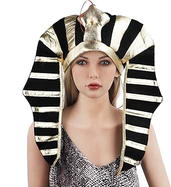 Amazon.com: Ylucky Egyptian Pharaoh Hat Egypt King Tutankhamun Costume ...