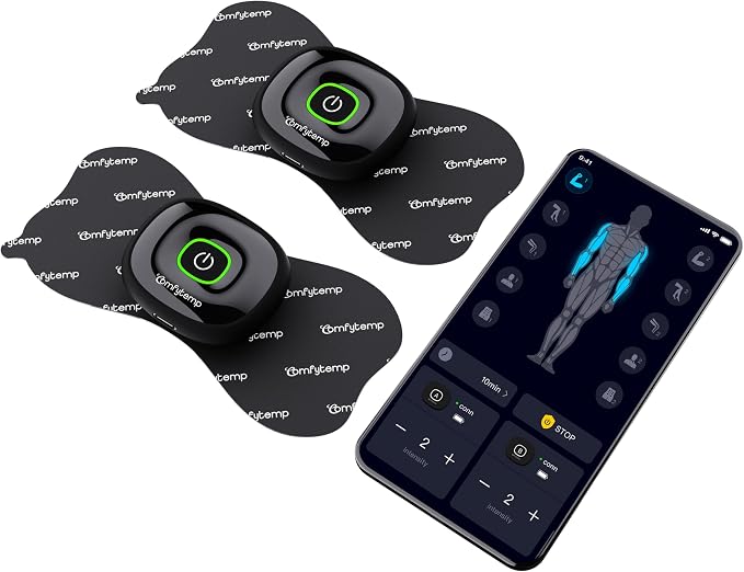 Amazon.com: Comfytemp Wireless TENS Unit Muscle Stimulator with APP ...