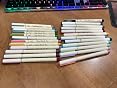 WRITECH Arts Sign Brush Pen Brush Tip Marker Felt Tip Water Based Ink ...