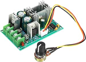 MECCANIXITY DC 10-60V 20A 1200W, DC Motor Speed Controller, Pulse Width Modulation Regulator ...