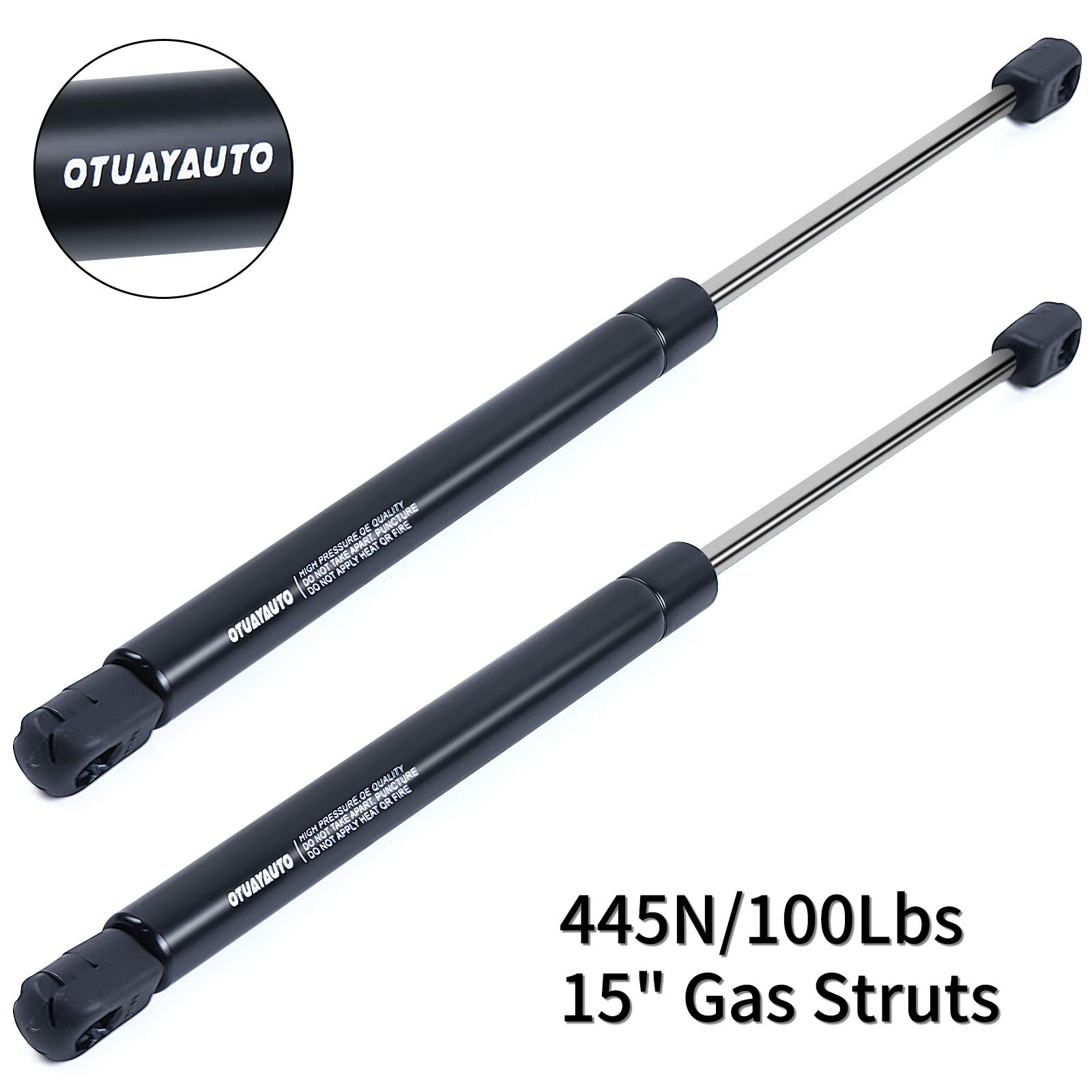 Buy OTUAYAUTO 15 inch Strut - 445N/100Lbs Universal Lift Support - for ...