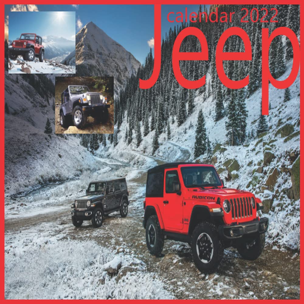 JEEP CALENDAR 2022: 8.5 x 8.5 Inch Monthly Calendar CALENDAR 2022 : E ...