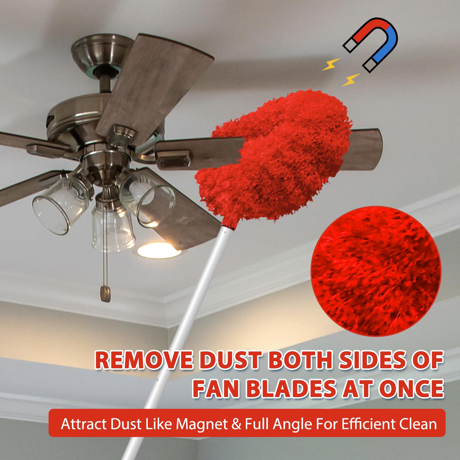 Snapklik.com : Ceiling Fan Cleaner Duster High Ceiling Extended Fan ...