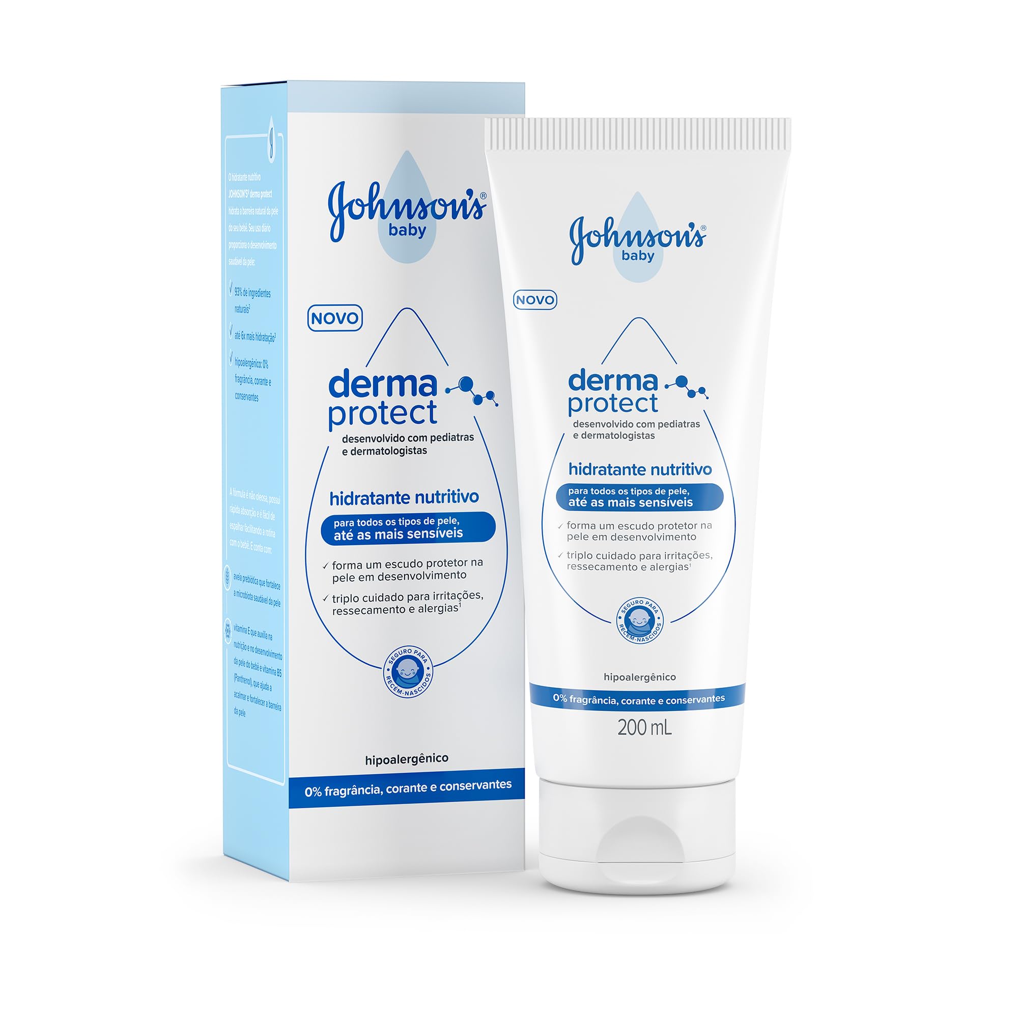 Hidratante Nutritivo Derma Protect JOHNSON'S® Baby 200mL | Amazon.com.br