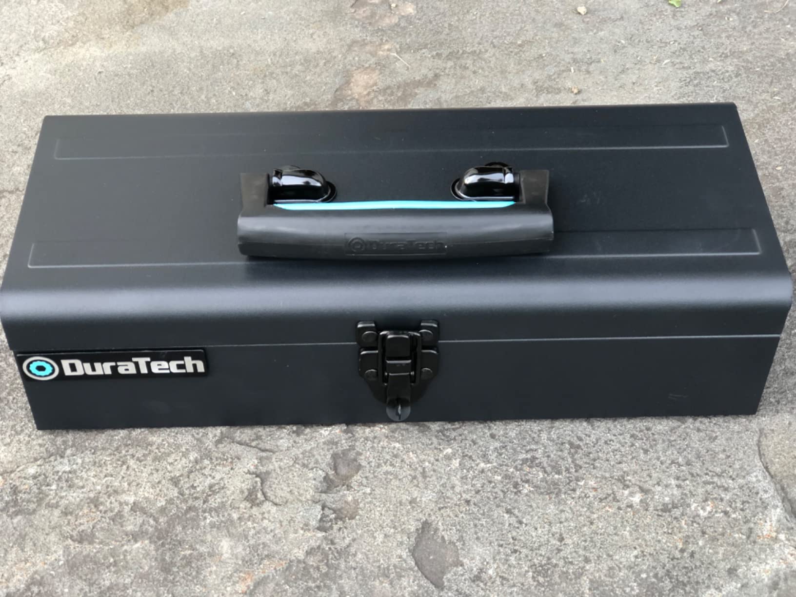 $7/mo - Finance DuraTech Metal Tool Box, 15" Portable Steel Tool Box ...