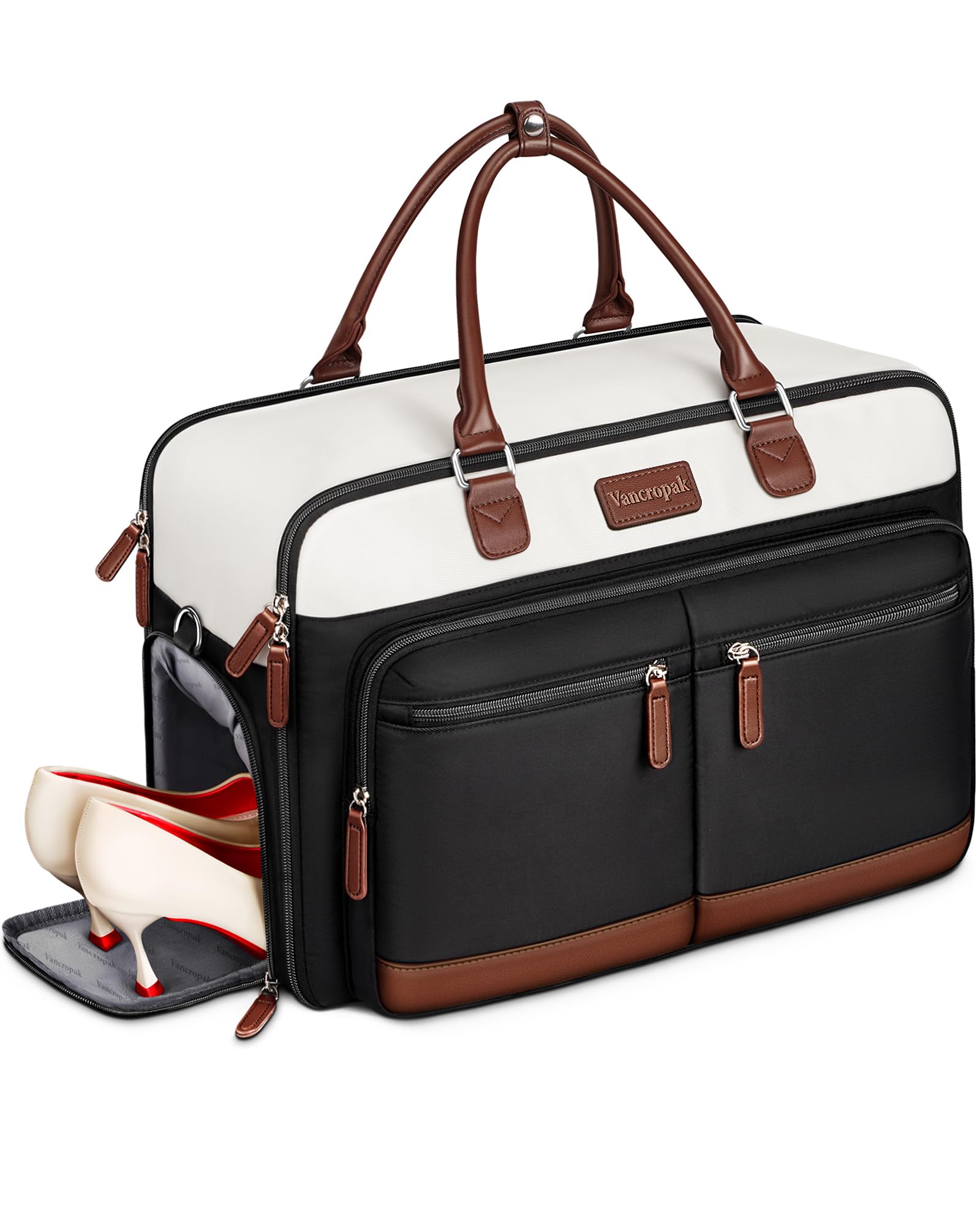 Amazon.com | Vancropak Travel Duffle Bag with Laptop Compartment ...