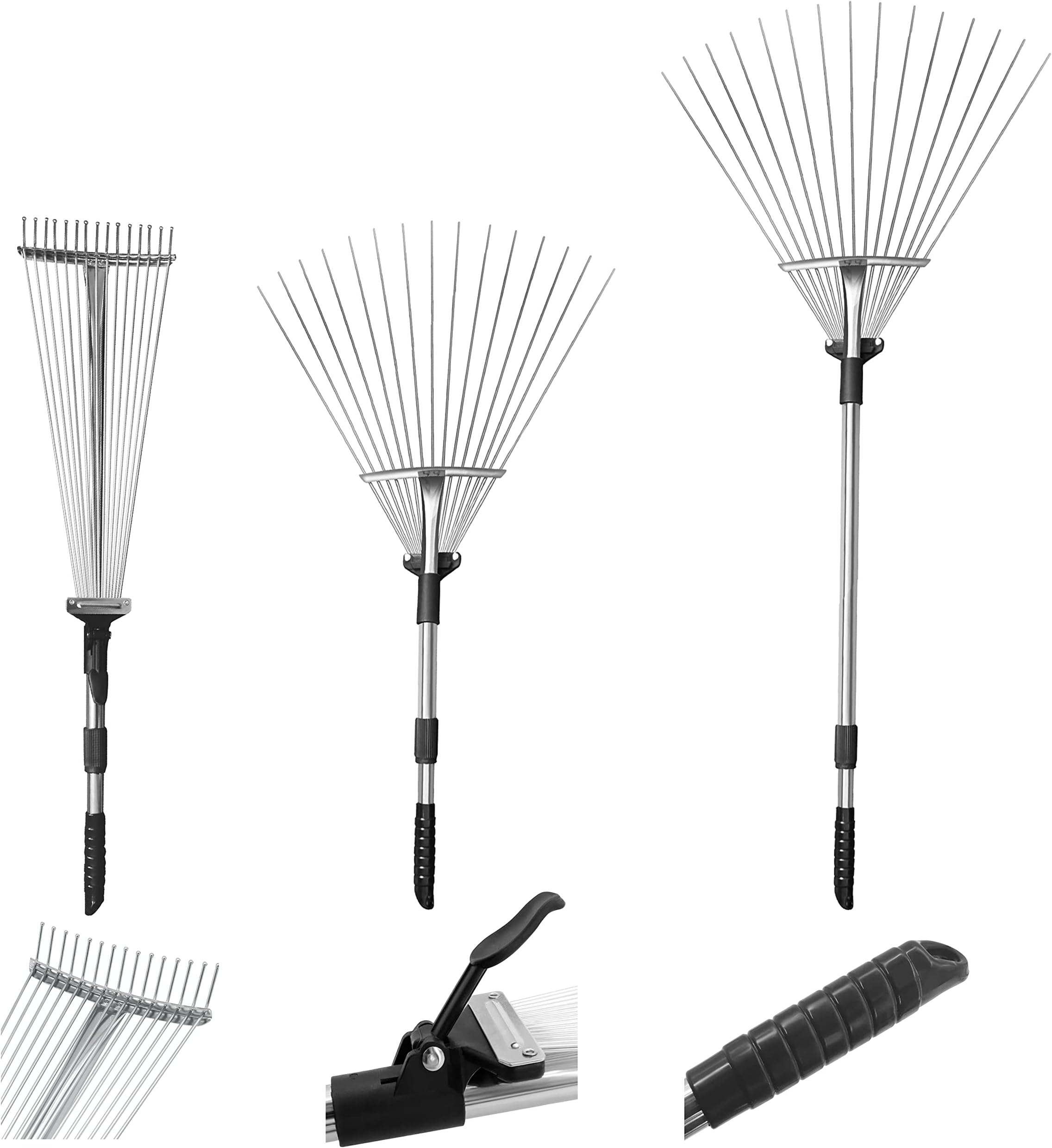 Amazon.com : CLEARNEXT 63.5 Inch Telescopic Handle and Adjustable Width ...