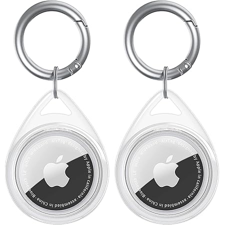 Amazon.com: 4 Pack Silicone Case for Airtags with Keychain, Protective ...